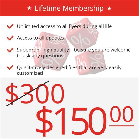 Lifetime Subscription Exclsiveflyer Free And Premium Psd Templates