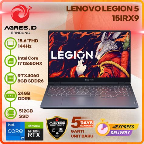 Jual LENOVO LEGION 5 15IRX9 I7 13650HX RTX4060 24GB 512GB 15 6 FHD 144HZ Shopee Indonesia
