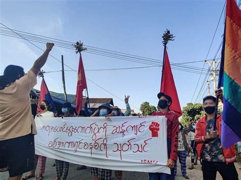 လောင်းလုံးတွင် ဖက်ဆစ် စစ်တပ် အမြစ်ပြတ် ချေမှုန်းရေး ကျောင်းသား လူငယ်မ