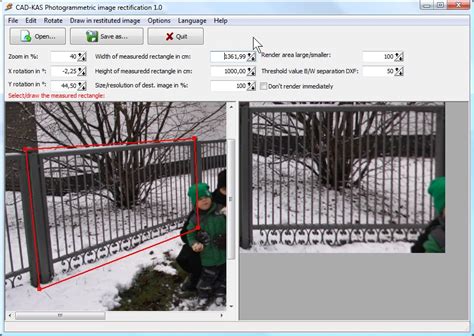 Photogrammetric Image Rectification 1 0