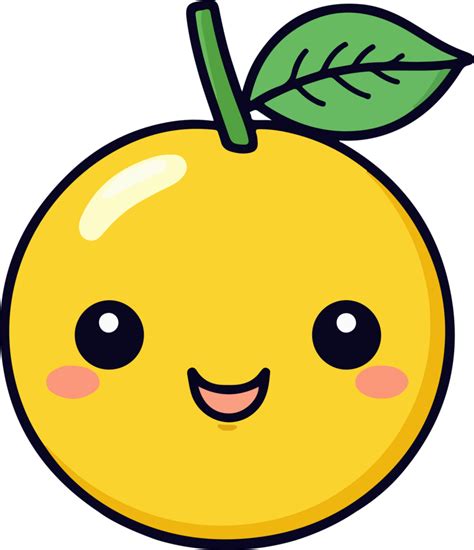 Cute Lemon Clipart Design Illustration 46339549 Png