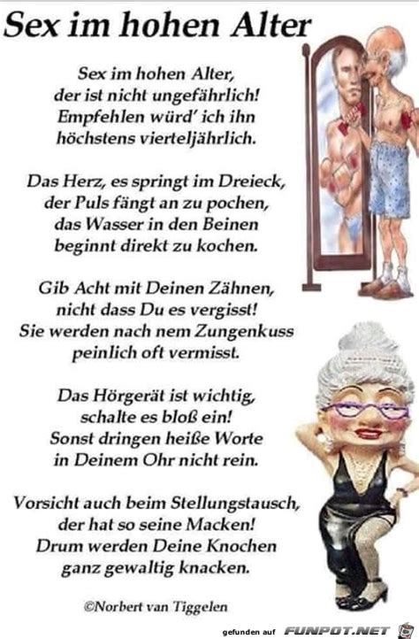 Lustiger Spruch Sex In Hohem Alter