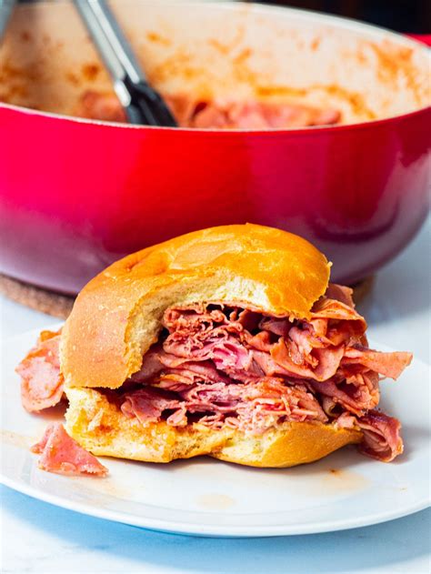 Pittsburgh Ham Bbq Sandwiches Recipe Chipped Ham Bbq Recipe