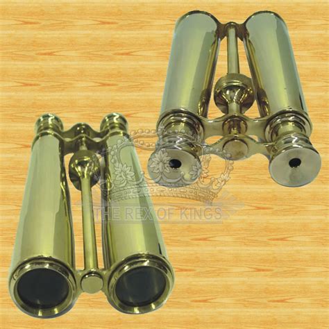 Full Solid Brass Binocular Telescopes The Rex Of Kings Roorkee Id