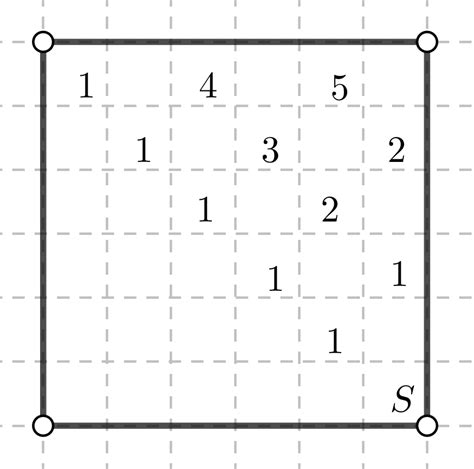 combinatorics counting paths through a checkers board only moving