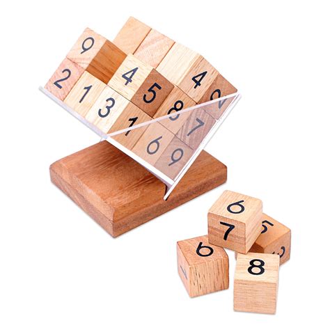 Hand Made Raintree Wood Sudoku Game From Thailand Sudoku Fun