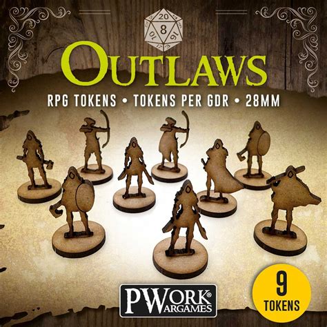 Rpg Tokens Pwork Wargames