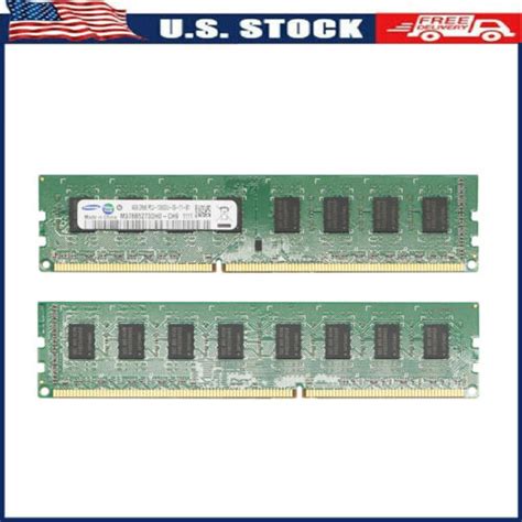 For Samsung 2x 4gb 2rx8 Pc3 10600u Ddr3 1333mhz Intel Desktop Mmeory Ram Stick Ebay