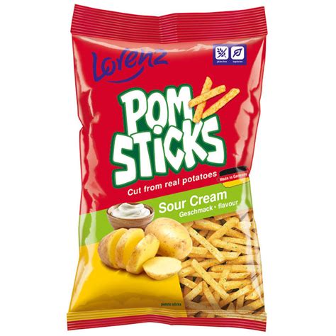 Lorenz Pomsticks Sour Cream Potato 70g. | Order Online @ Tops Supermarket