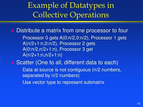 Ppt Introduction To Collective Operations In Mpi Powerpoint