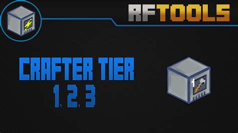 RFTools Crafter tier Español YouTube