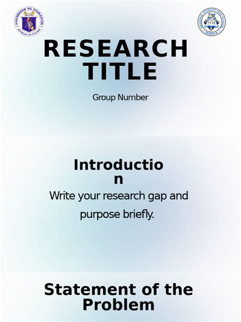 Research Presentation Format Pdf