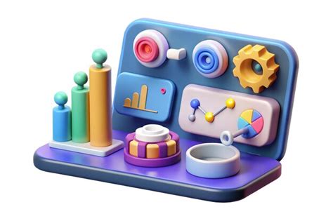 Futuristic Ai Enhanced Digital Marketing Agency Concept With 3d Icon Innovation Creativity And H