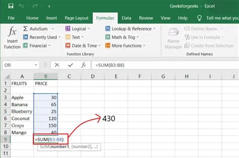 Top Excel Formulas And Functions You Should Know GeeksforGeeks