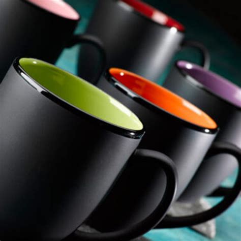 Black Matte Ceramic Latte Mug 16oz Sparta Pewter Usa