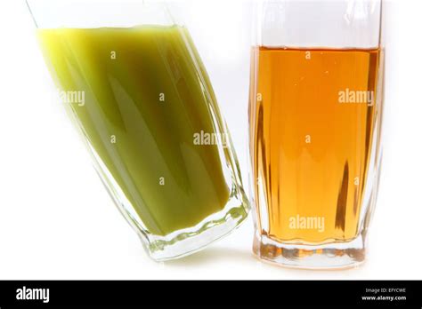Pineapple Glasses Drink On Cut Out Stock Images And Pictures Alamy