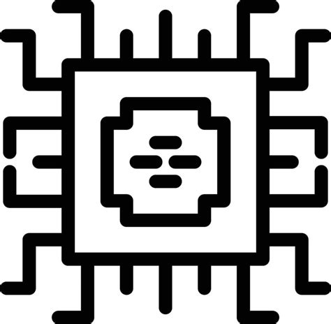 Microprocessor Download Free 25910259 Vector Art At Vecteezy