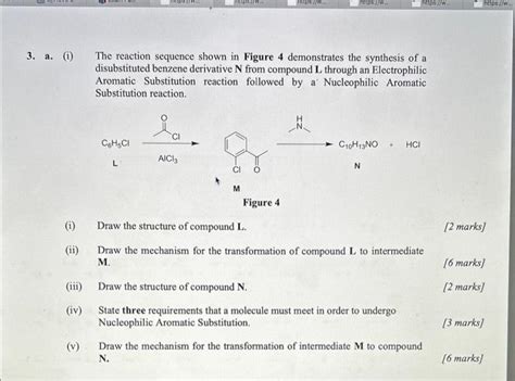 Solved I The Reaction Sequence Shown In Figure 4
