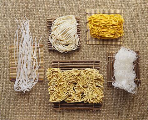 Various Types Of Chinese Noodles License Images 244275 Stockfood