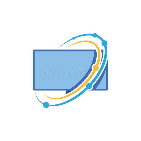 Computer Tech Logo Stock Vector Illustration Of Smart 326094179