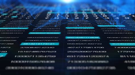 Hud Technology Futuristic Digital Decimal Encoder Data Sampling