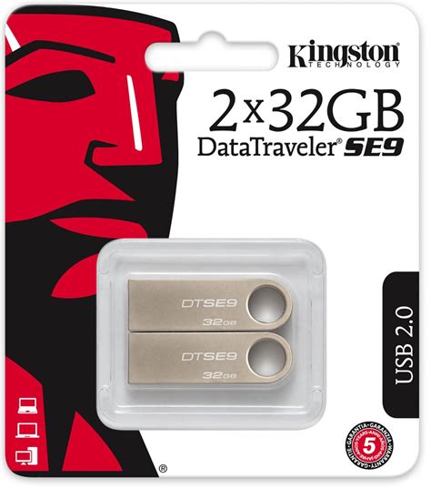 Флешка USB Kingston DTSE9 2x32GB (DTSE9H/32GB-2P) – купити в інтернет ...
