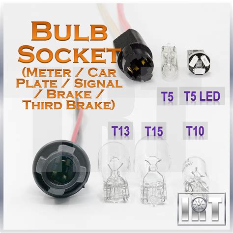 T5 T9 T10 T13 T15 Meter Socket Signal Fender T6 T8 Car Light Lamp Led Connector Housing Cable