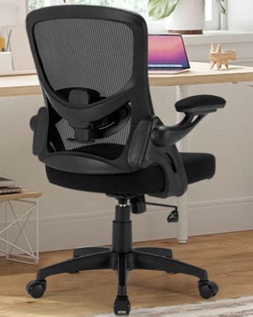 Office Chair Ergonomic Comfy Desk Chair With Flip Up Arms