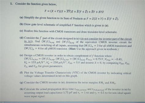 solved 1 consider the function given below f x y x