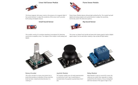 Robocraze 37 In 1 Ultimate Sensor Modules Kit For Arduino Nodemcu