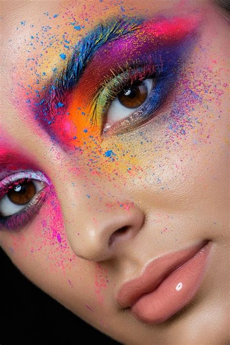 Yolanda Engeler Adlı Kullanıcının Beauty Kreativ Panosundaki Pin Eğlenceli Makyaj Renkli