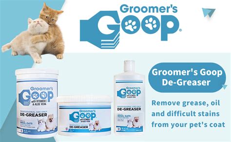 Amazon.com : Groomer's GOOP Pet De-Greaser with Vitamin E and Aloe Vera ...
