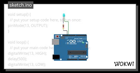 Led Blinker Wokwi Esp32 Stm32 Arduino Simulator