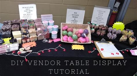 Super Easy Diy Vendor Table Display Tutorial