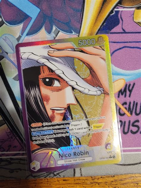 One Piece Tcg Nico Robin Leader Op09 062 Alt Art Ebay