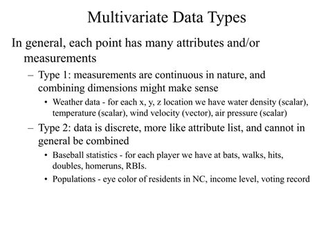 Ppt Visualization Techniques For Multivariate Discrete And Continuous Data Powerpoint