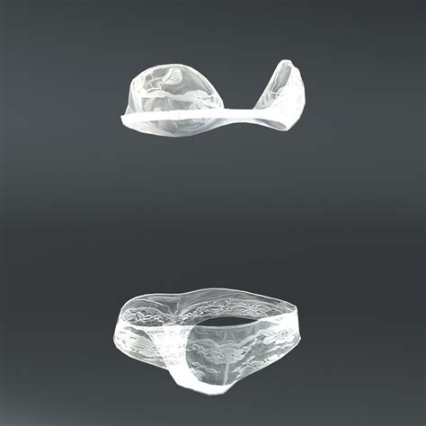 3d Model Bra Panties Underwear