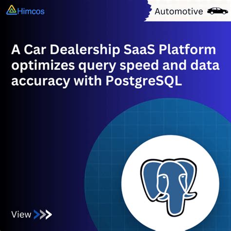 Optimizing Saas With Postgresql Himcos