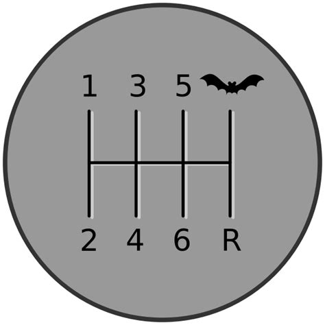 Batmobile Gearshift Free Svg