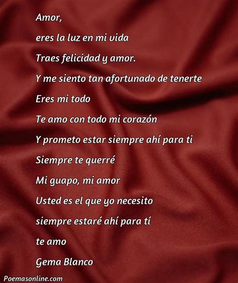 Cinco Mejores Poemas de Amor para mi Novio que Rimen - Poemas Online