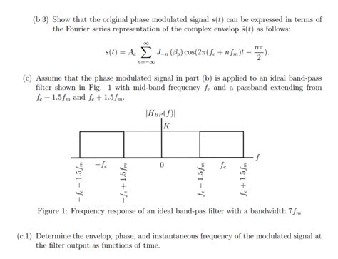 A Consider The Following Sinusoidal Modulating