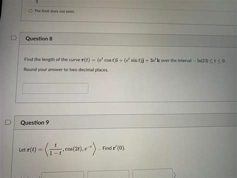 Solved Question Find The Length Of The Curve Chegg