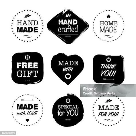 흰색 배경에 다른 디자인의 단어와 문구벡터 검은 색 태그와 배지의 큰 컬렉션입니다 핸드메이드 벡터 Film Festival에 대한 스톡 벡터 아트 및 기타 이미지 Istock