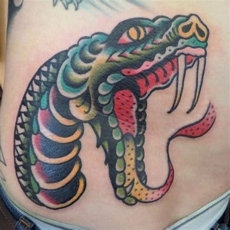 Viper Head Tattoo