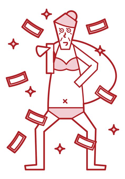 누드 여왕의 그림 무료 일러스트 소재집 KuKuKeKe