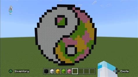 Peace Yin And Yang Minecraft Tutorial Youtube
