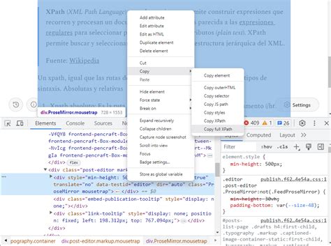 Xpath Encuentra Cualquier Elemento En Una Página Web