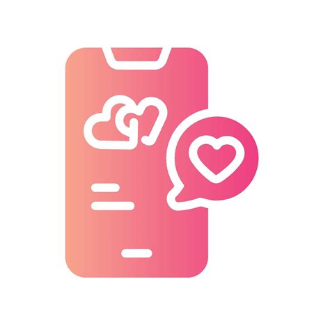 Handphone Flat Gradient Icon White Background 53908717 Vector Art At Vecteezy