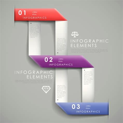 Premium Vector Modern Vector Abstract Flow Chart Infographic Elements