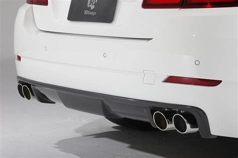 3ddesign Rear Diffuser 4 Tip Bmw 5 Series F10 F11 535i
